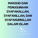 Syafakallah Maksud, Syafakillah, dan Syafakumullah dalam Islam ...